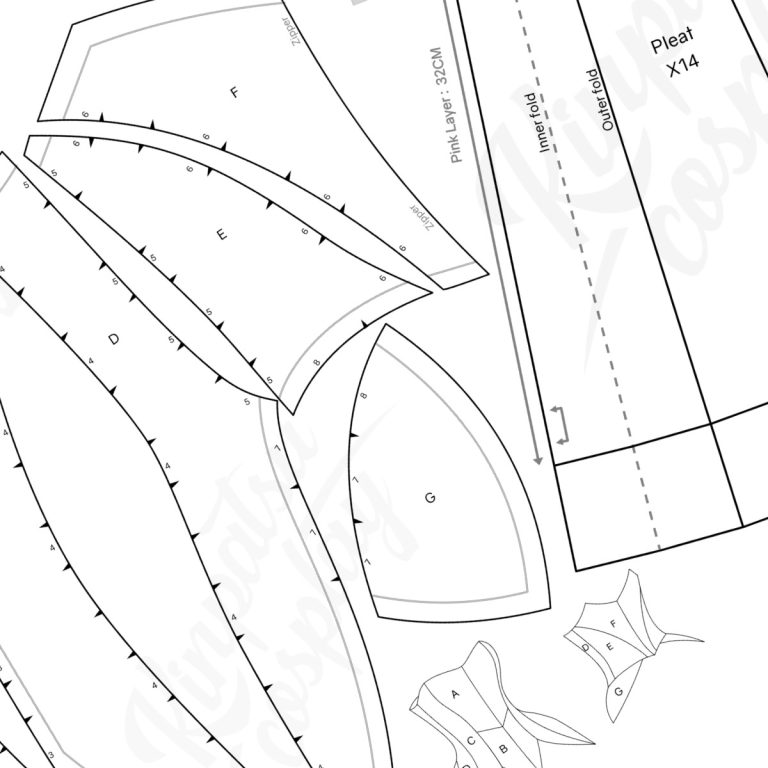 Star Guardian Kaisa (League of Legends) Cosplay Tutorials & Patterns (DIGITAL DOWNLOAD ...