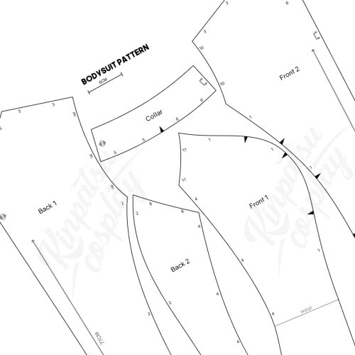 Bodysuit Pattern (DIGITAL DOWNLOAD) | Kinpatsu Cosplay